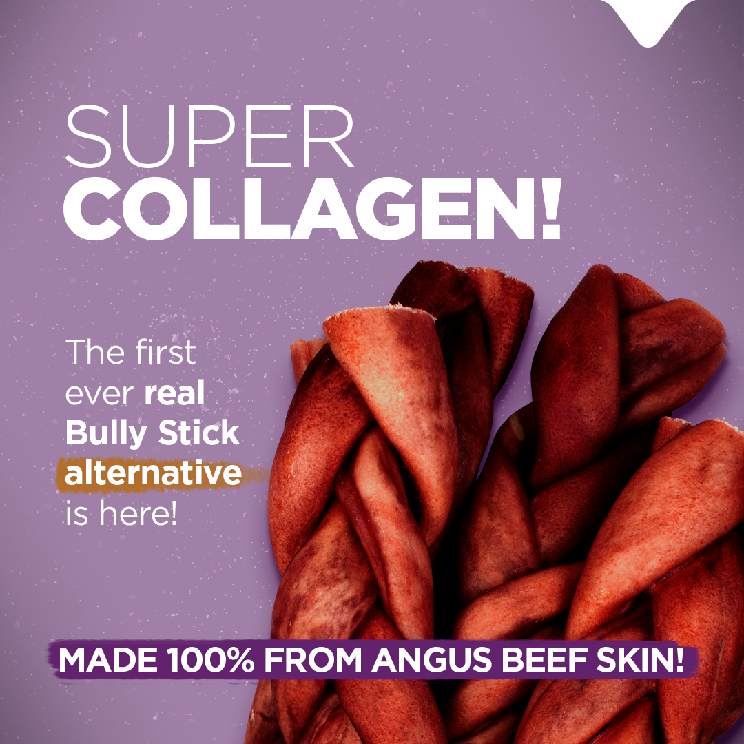 Braided Super Collagen Sticks - 12 Inch