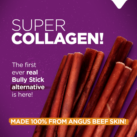 Super Collagen Sticks - 6 Inch - Natural Farm
