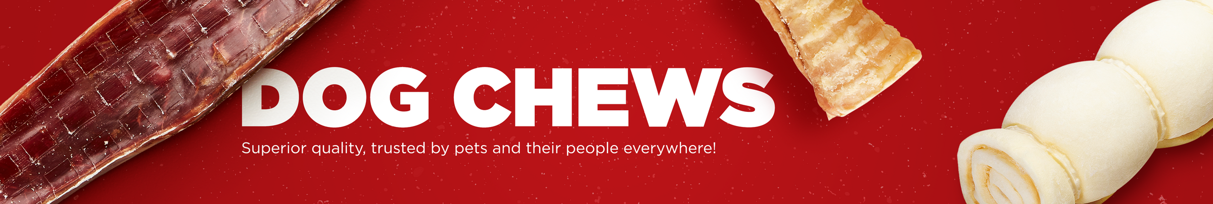 All Natural Dog Chews | Best Beef, Pork & Chicken Chews