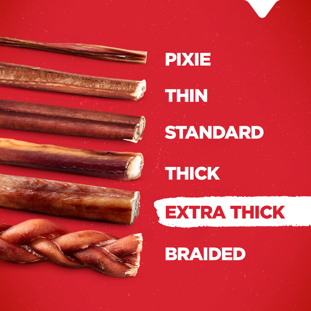 Extra Thick Bully Sticks 12" | Natural Farm – Natural Farm Shop