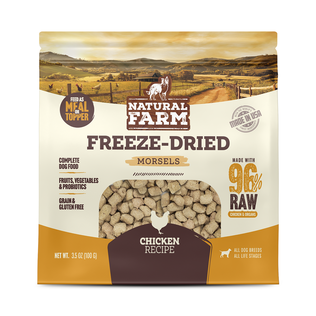 Freeze-Dried Chicken Morsels for Dogs