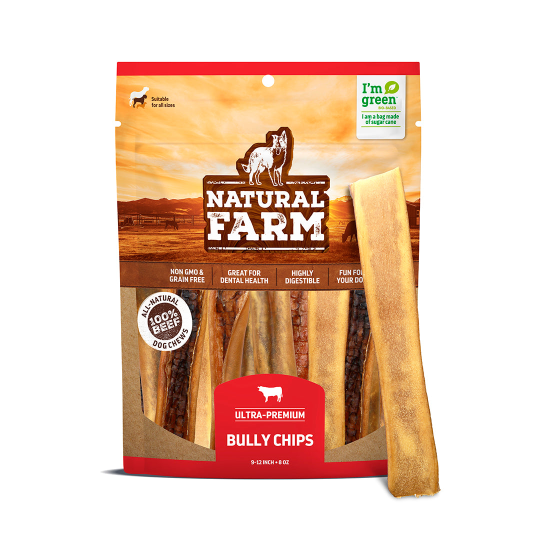 Bully Chips - 9-12 Inch - Natural Farm